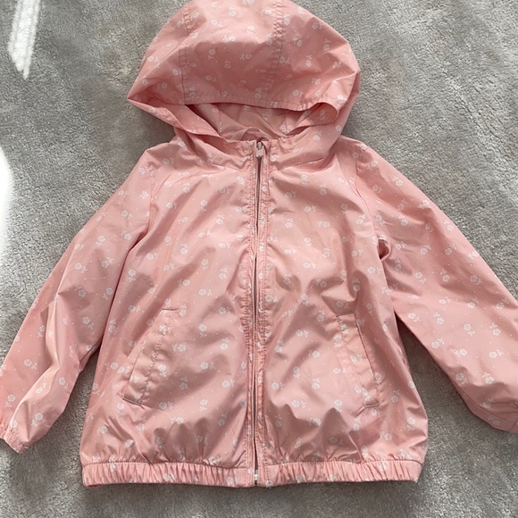 GAP | Jackets & Coats | Darling Pinkpeach Rose Rain Jacket | Poshmark
